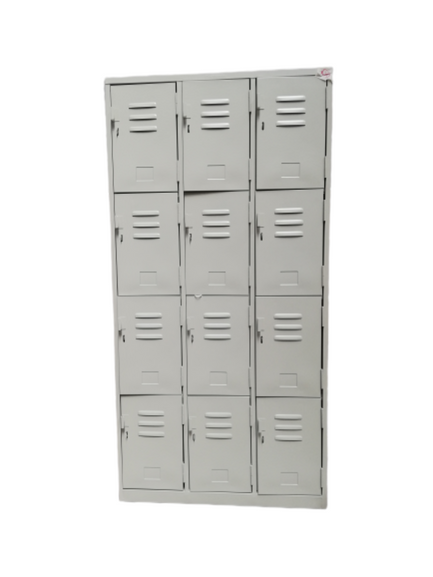 Locker metálico 12 puertas o espacios | Grupo Alvaces